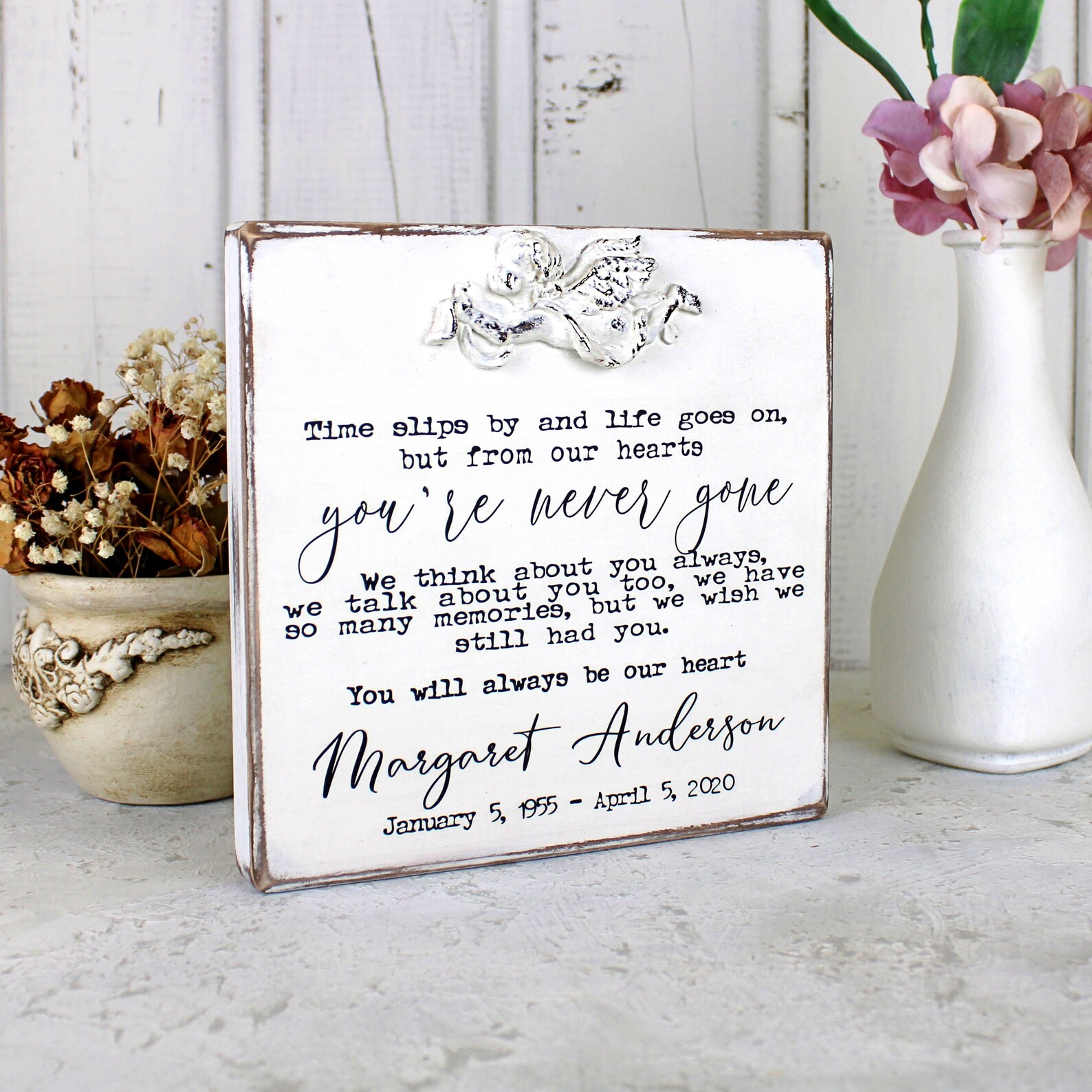 Condolence Gift With Grieving Poem and Name Sympathy Gift for | Etsy