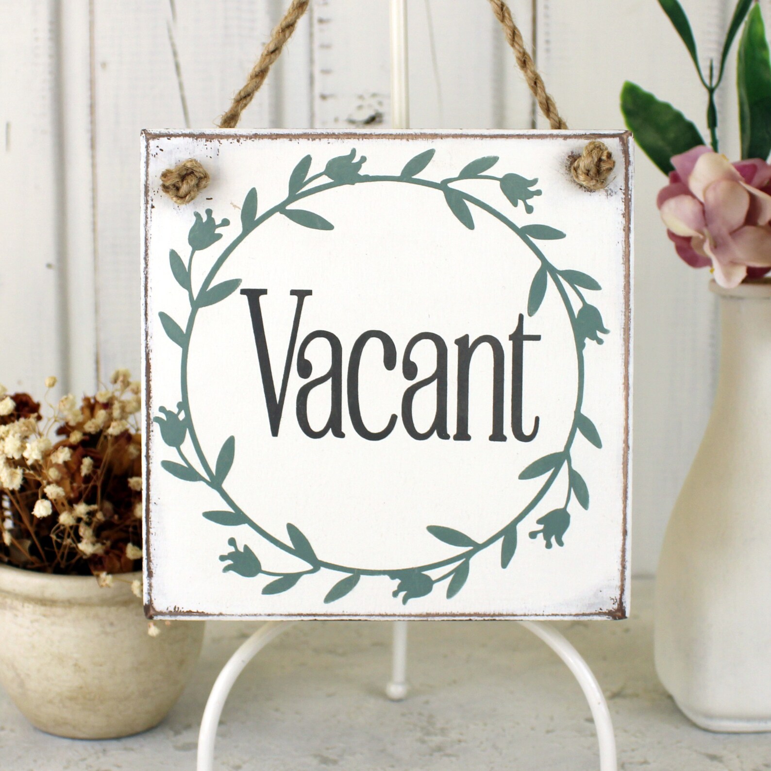 Occupied Sign for Bathroom Modern Farmhouse Bathroom Door - Etsy