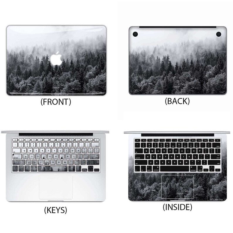 Forest Macbook Skin Nature Macbook Decal Tree Macbook Sticker - Etsy