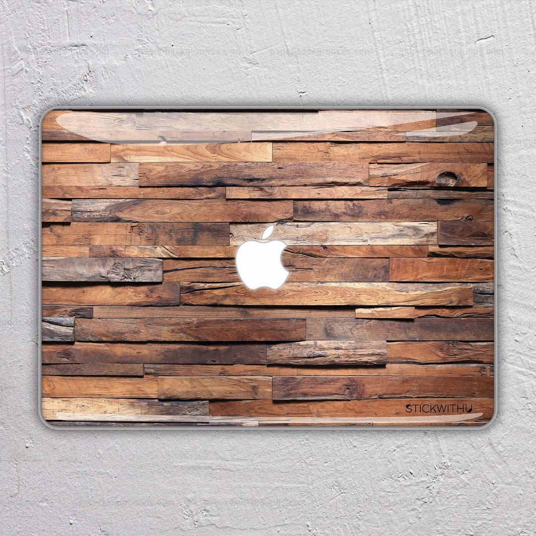 Wood MacBook Skin Wood MacBook Decal Wood MacBook Sticker Wood Texture ...