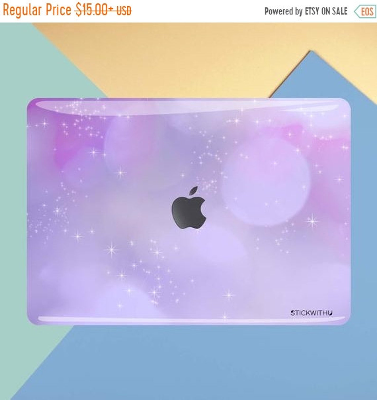 Purple Macbook Skin Pastel Macbook Decal Glitter Macbook | Etsy