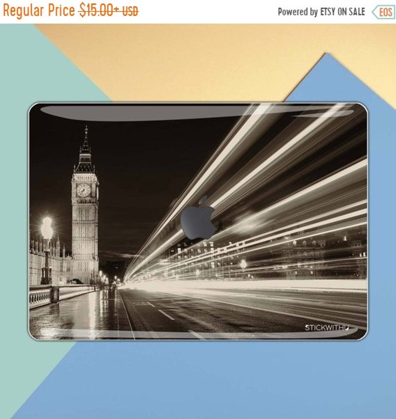 City Lights MacBook Decal | MacBook Sticker MacBook Skin London MacBook ...