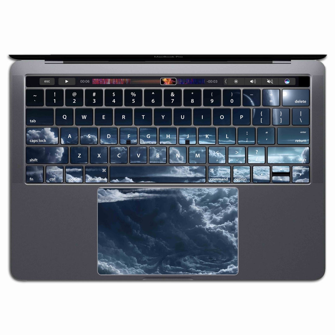 Sky MacBook Keyboard Sticker | Vinyls Space MacBook Keypad Galaxy ...