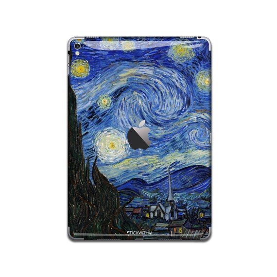 Starry Night Galaxy Ipad Skin Sticker Painting Ipad Case Ipad | Etsy