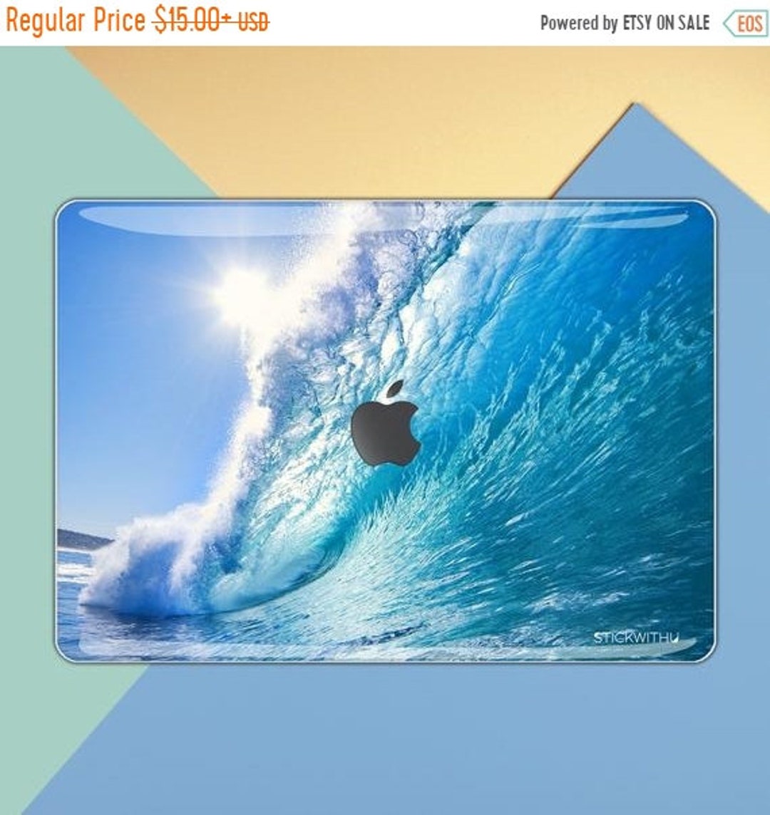 Waves MacBook Decal MacBook Sticker Sufing MacBook Skin Beach MacBook ...