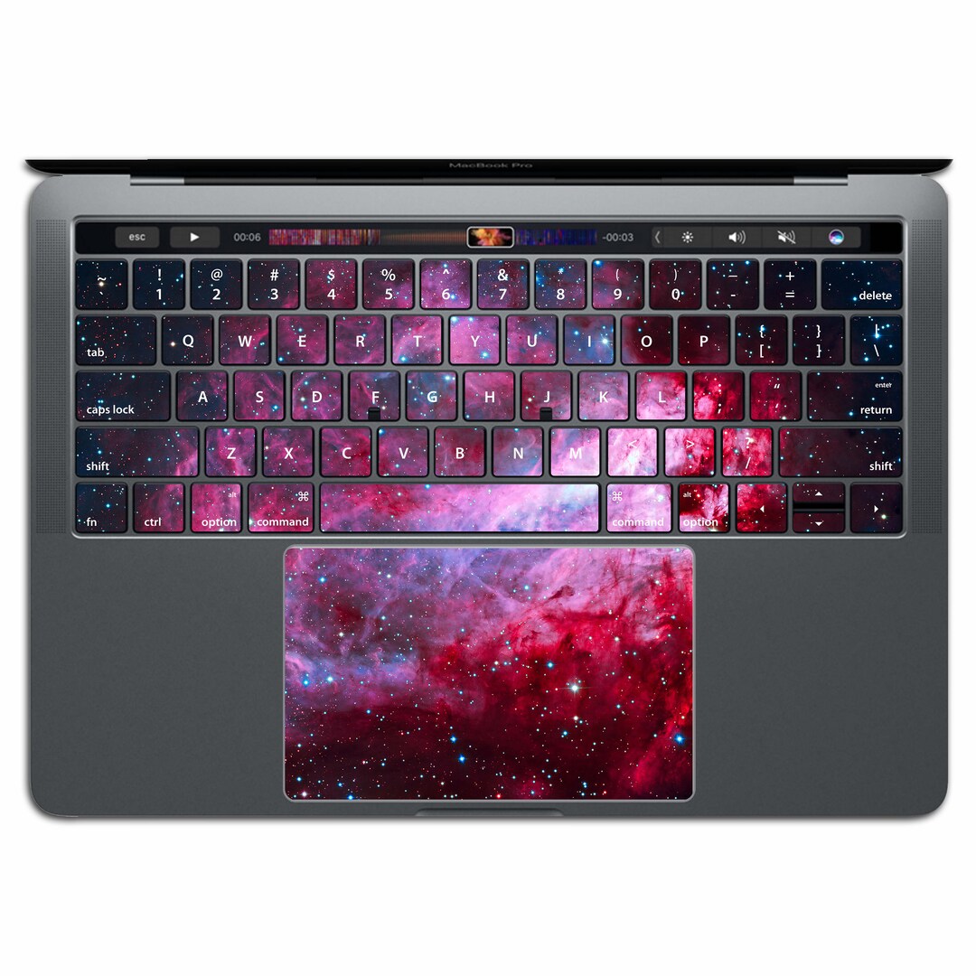 Space MacBook Decal Star MacBook Sticker Red Galaxy MacBook Pro MacBook ...
