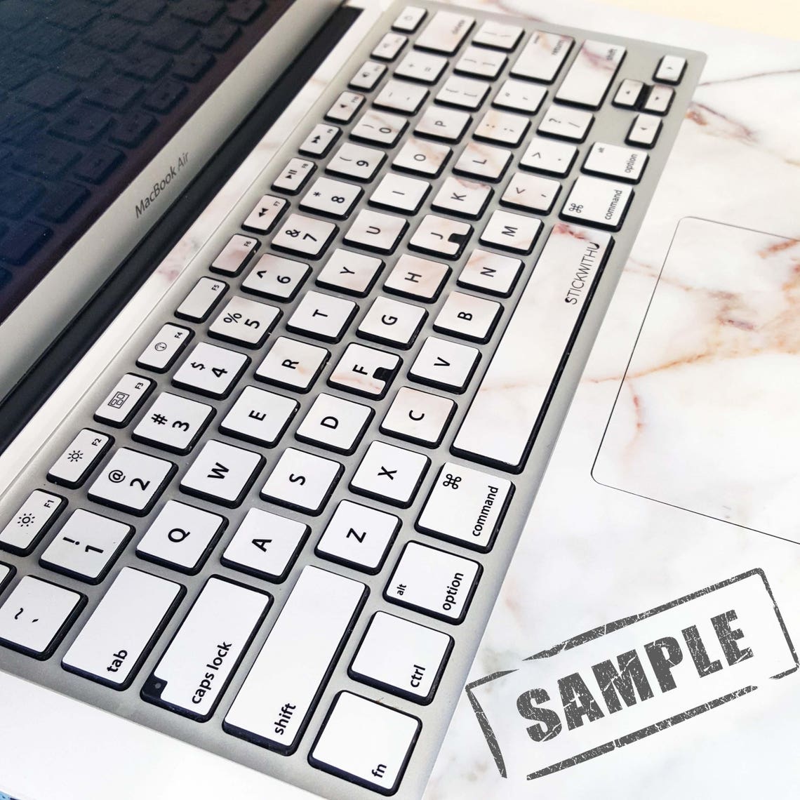 Pastel Pink Keyboard Stickers | MacBook Keyboard Decal Decal Pink Vinyl ...