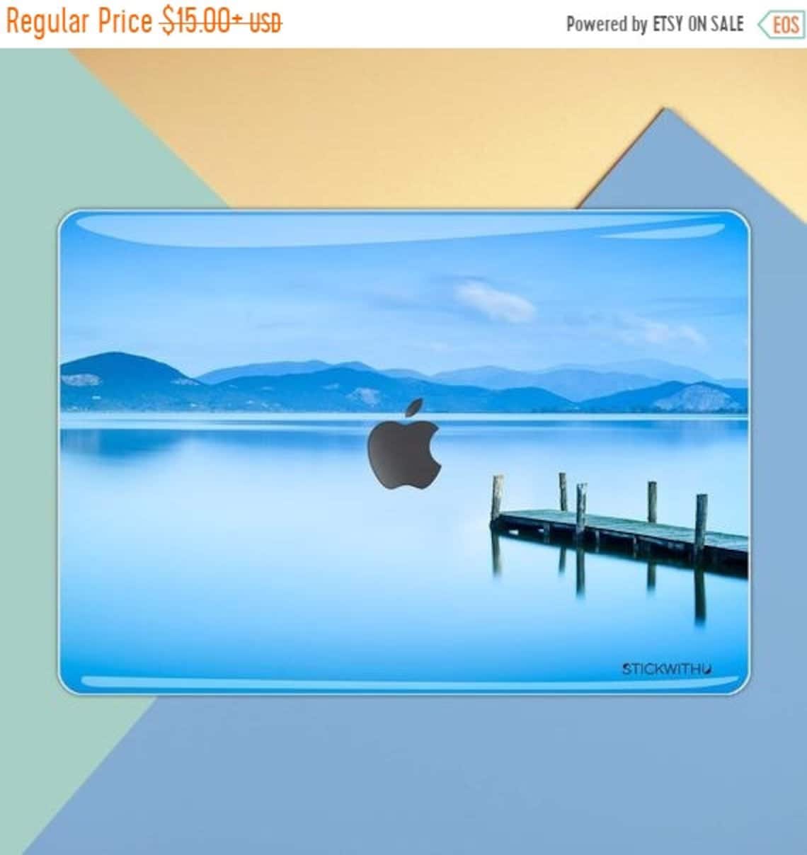 MacBook Decal Blue MacBook Skin Water MacBook Sticker Sky MacBook ...