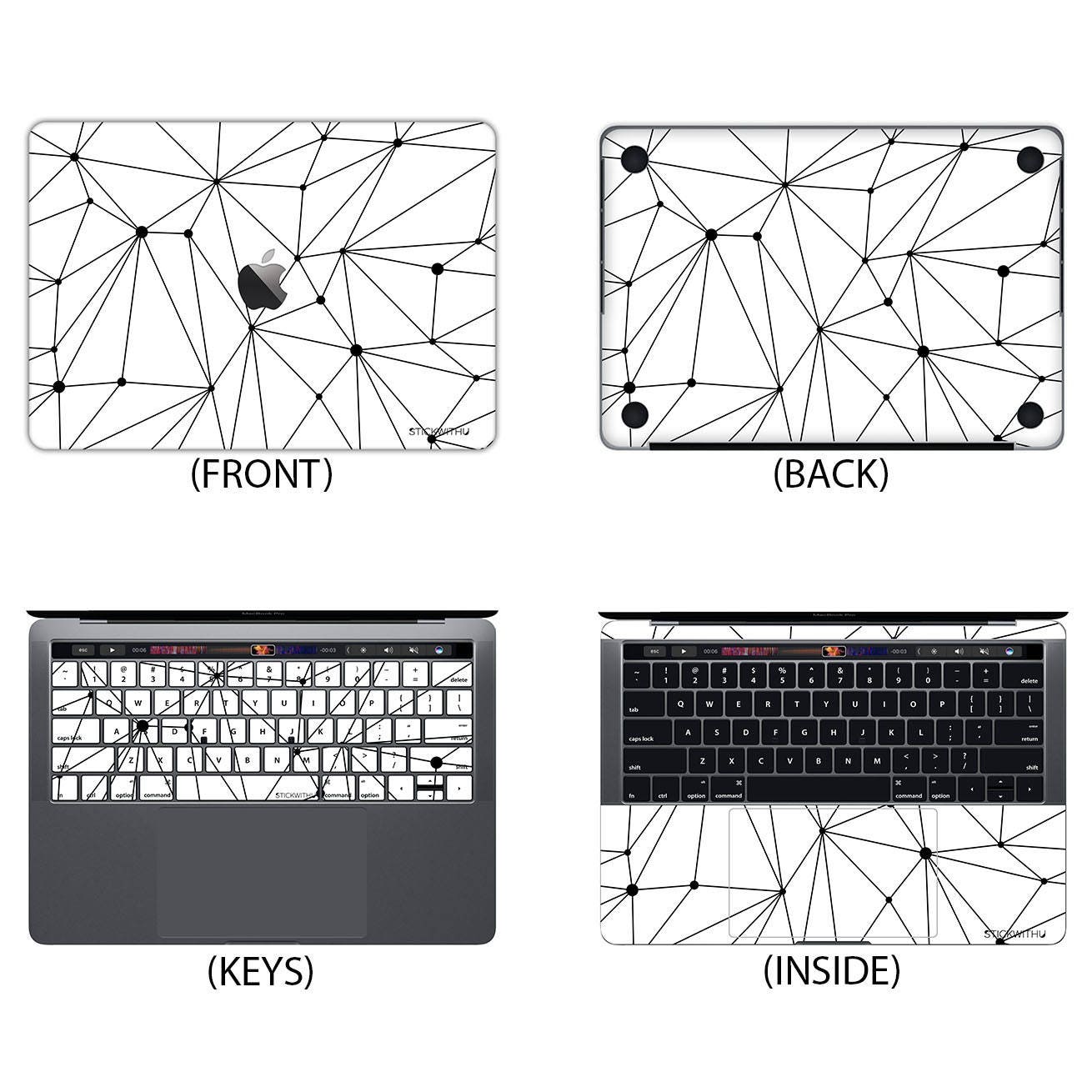 Gemometric Macbook Skin Line Pattern Macbook Decal Geometric | Etsy
