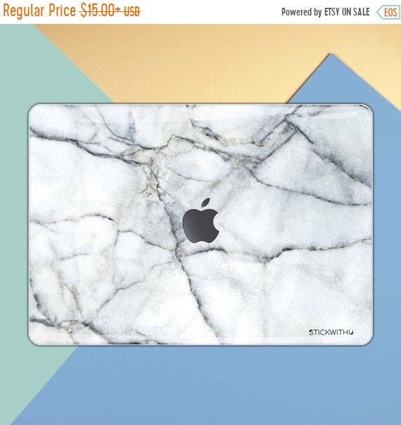 White Marble Macbook Skin Marble Macbook Decal Marble Macbook | Etsy