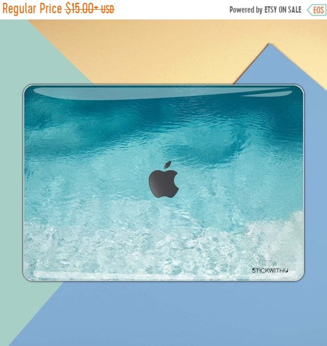 Water Texture MacBook Decal Water Pattern MacBook Sticker Blue Water ...