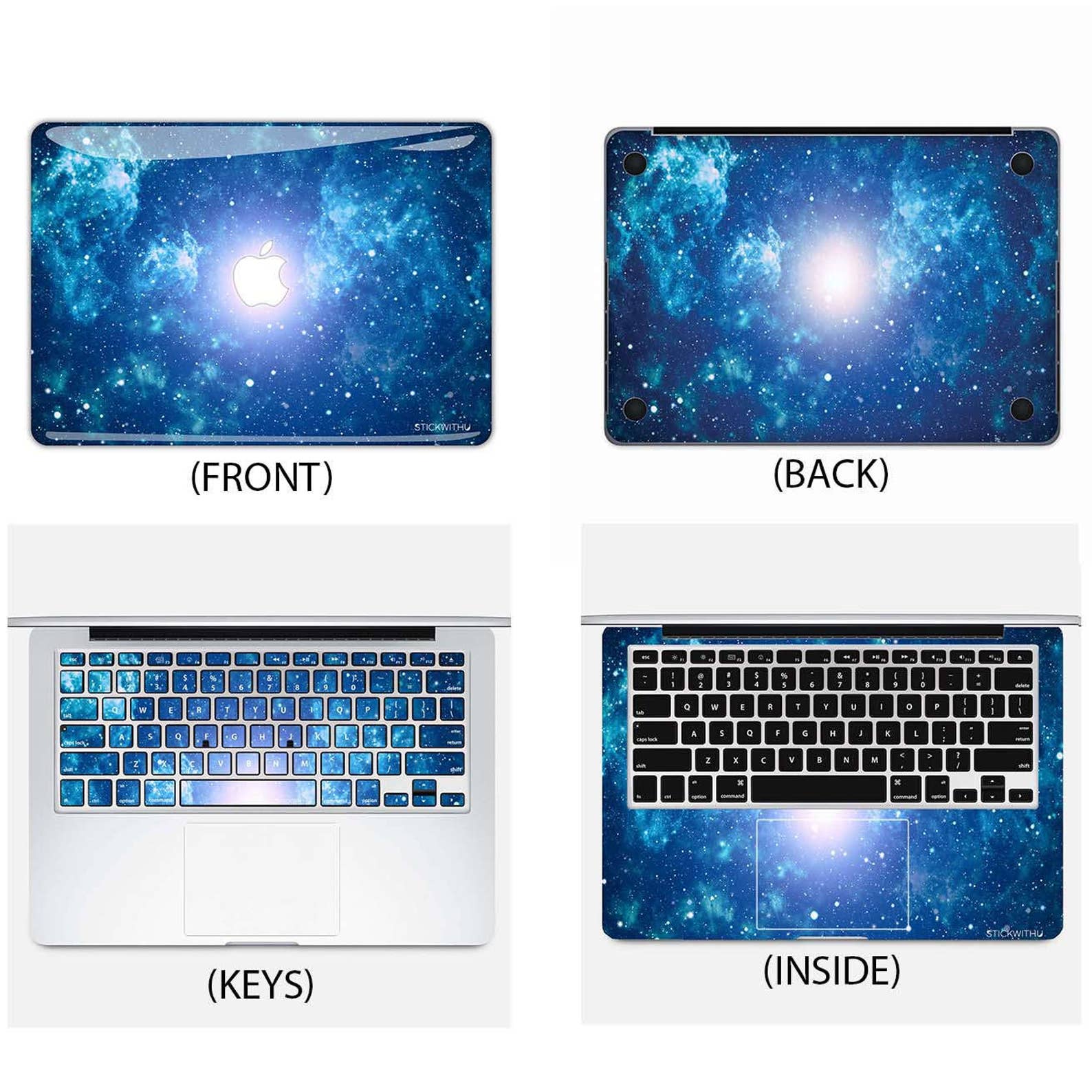 Blue Sky Macbook Skin Space Macbook Decal Stars Macbook | Etsy