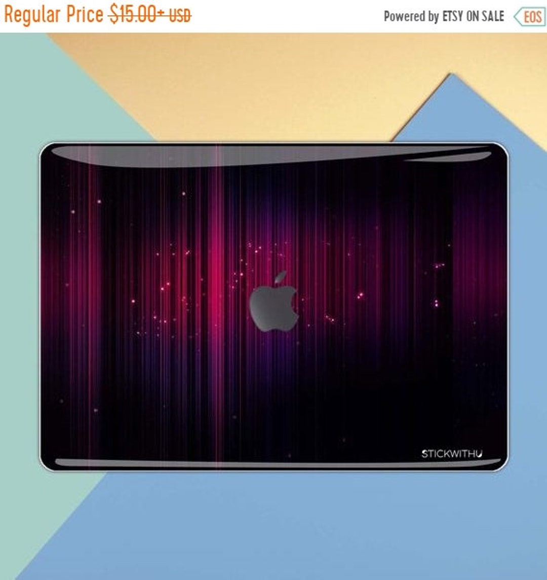Abstract MacBook Skin | Pattern MacBook Decal Pink MacBook Sticker ...
