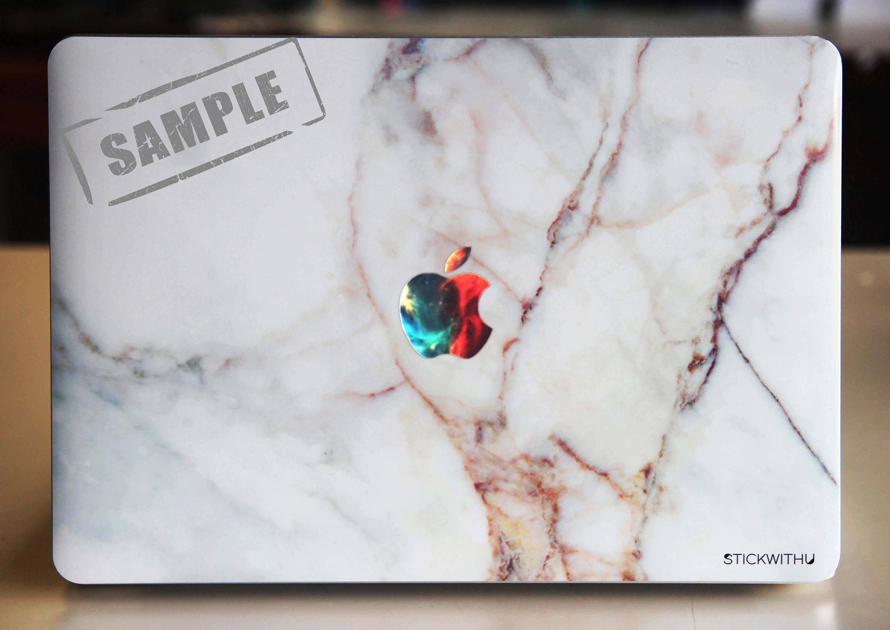 Apple Macbook Decal Wood Apple Logo Macbook Sticker GLOWING - Etsy