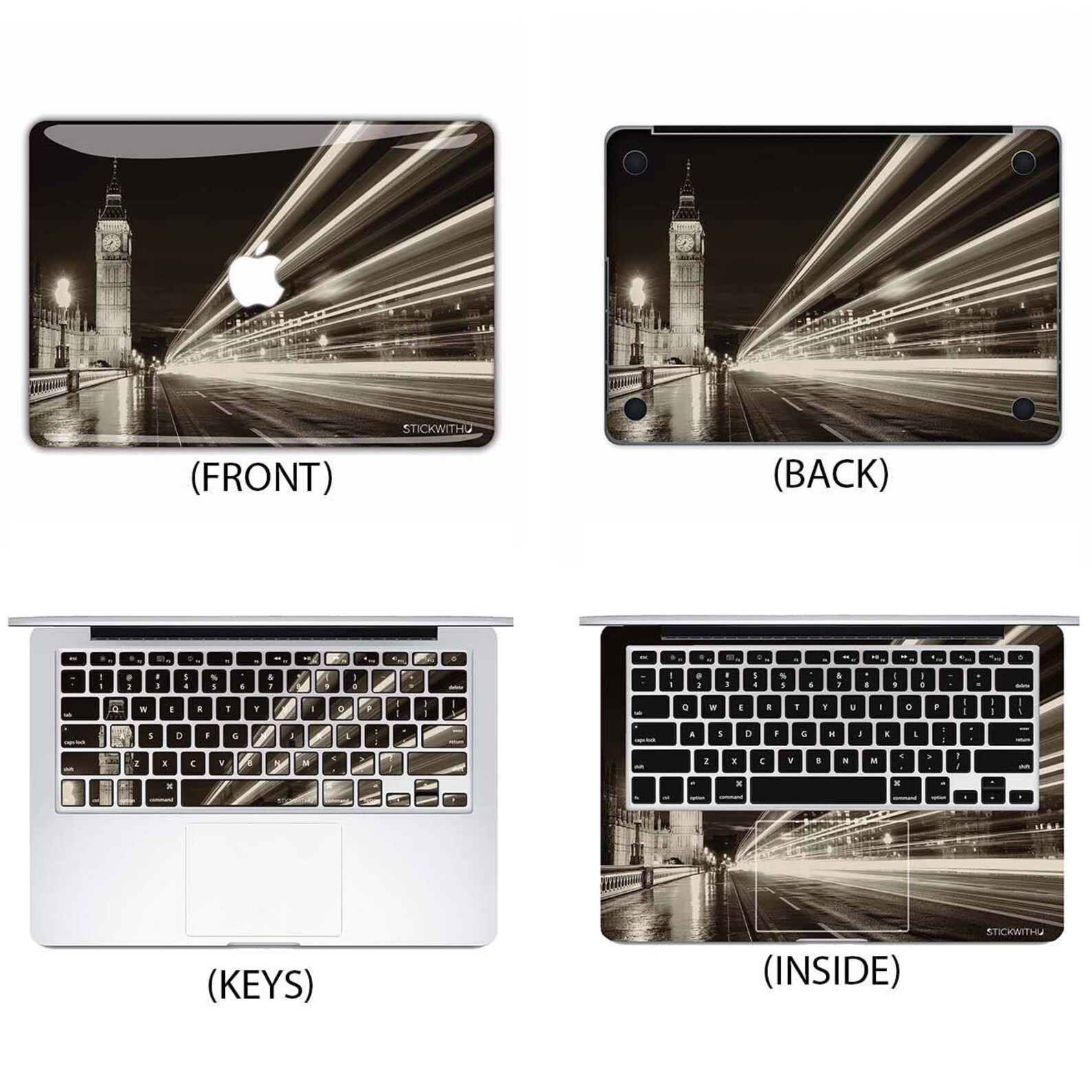 City Lights MacBook Decal | MacBook Sticker MacBook Skin London MacBook ...
