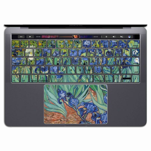 Macbook Keyboard Sticker Van Gogh Macbook Keyboard Decal Air - Etsy