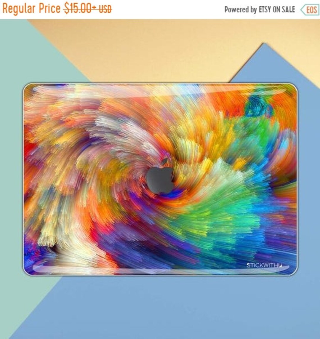 Abstract MacBook Skin | Rainbow MacBook Decal MacBook Sticker Colorful ...