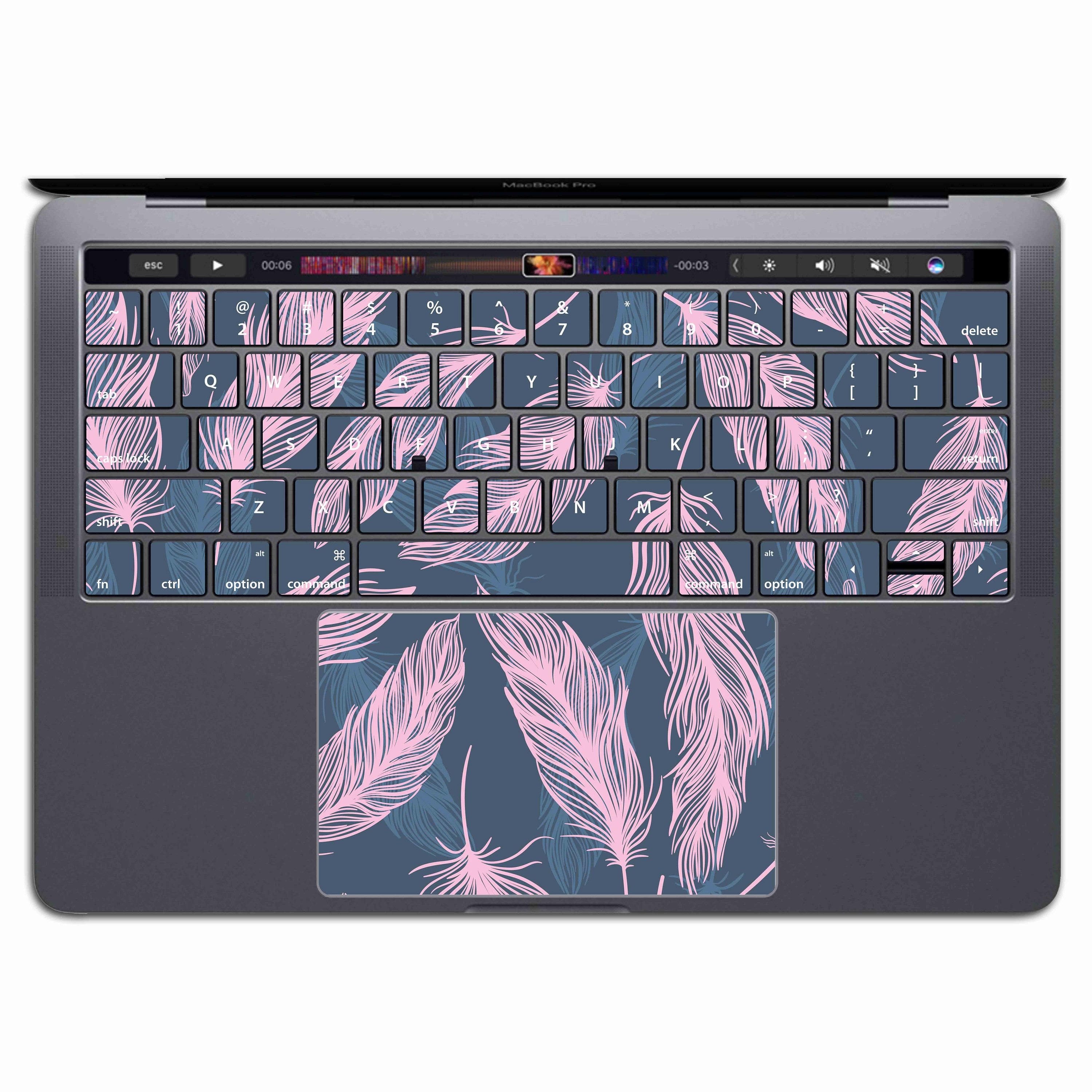 MacBook Keyboard Stickers Pink MacBook Keyboard Decal | Etsy