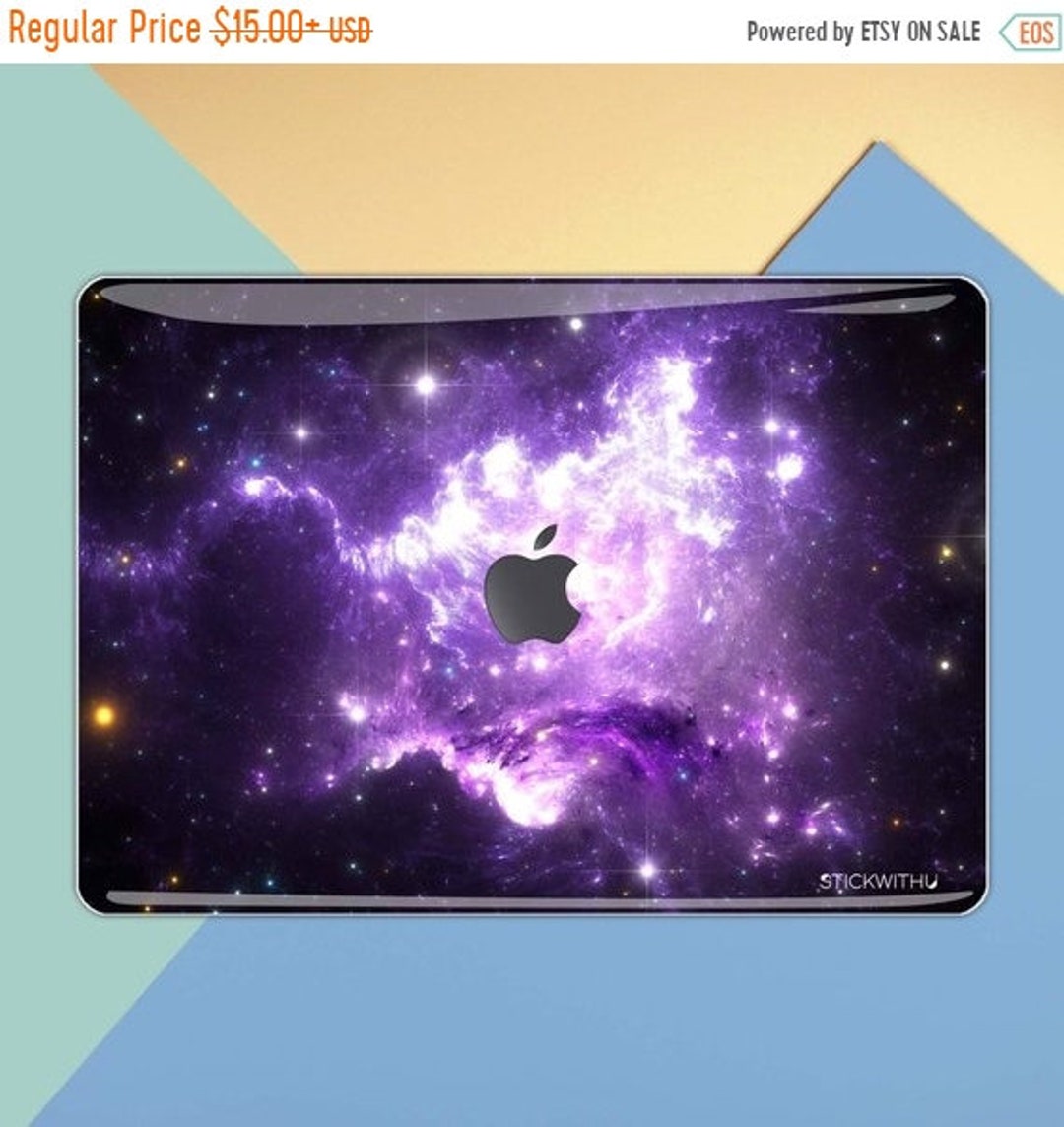 Purple Galaxy MacBook Skin Space MacBook Decal Stars MacBook Sticker ...