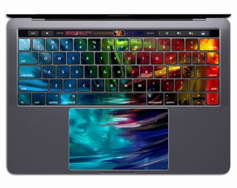 Rainbow Apple MacBook Decal Retro Apple Logo MacBook Sticker - Etsy