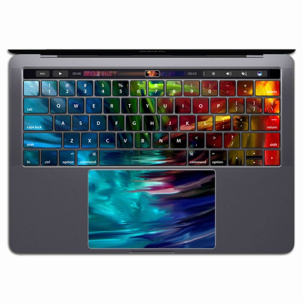 Rainbow Keyboard Sticker - Etsy