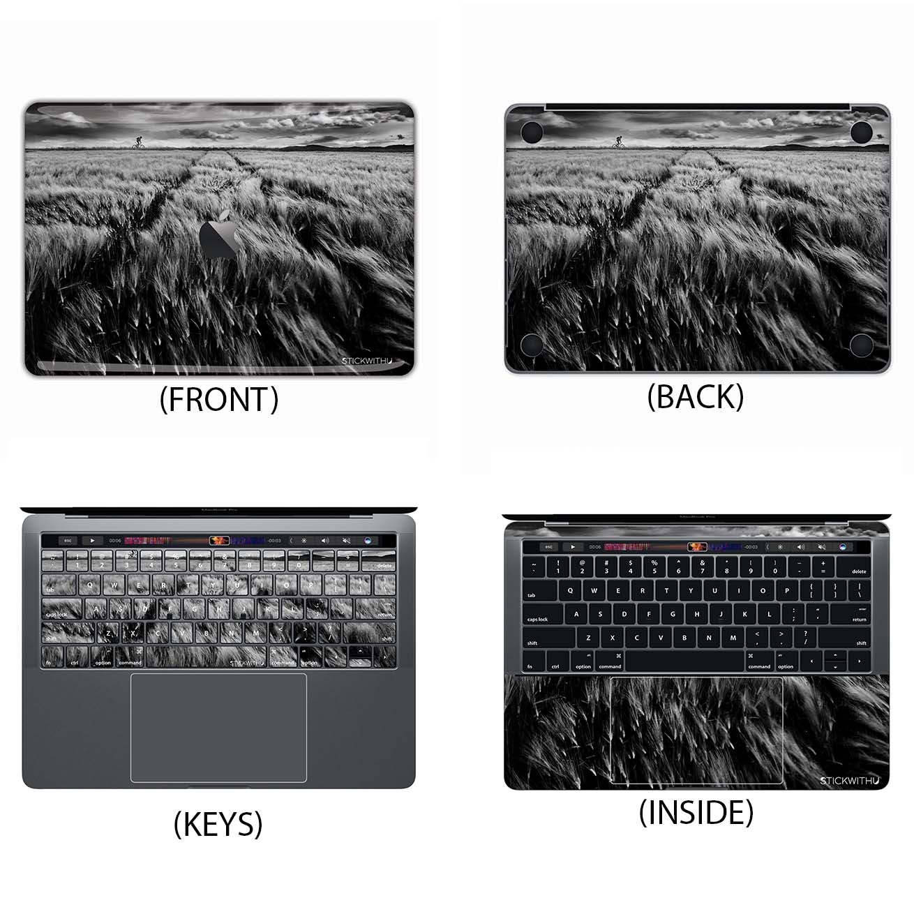 Macbook Skin Sticker Nature Vinyl Decal Black Macbook Sticker - Etsy