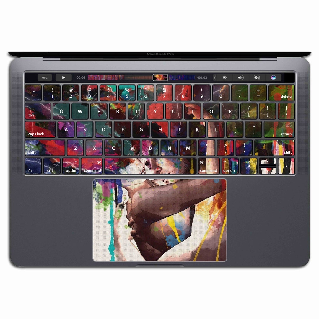Art | MacBook Keyboard Stickers Abstract MacBook Keyboard Decal Vinyl ...