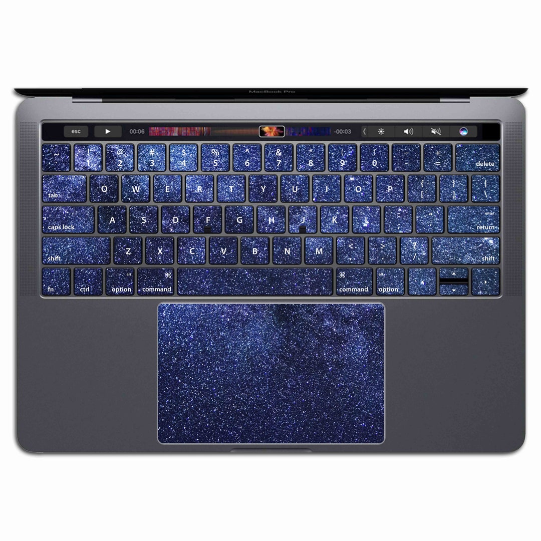Night Sky MacBook Keyboard Sticker | Vinyls Starry MacBook Keypad Stars ...