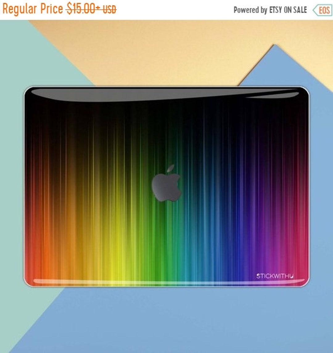 Rainbow MacBook Skin MacBook Sticker Cover MacBook Skin Abstract ...