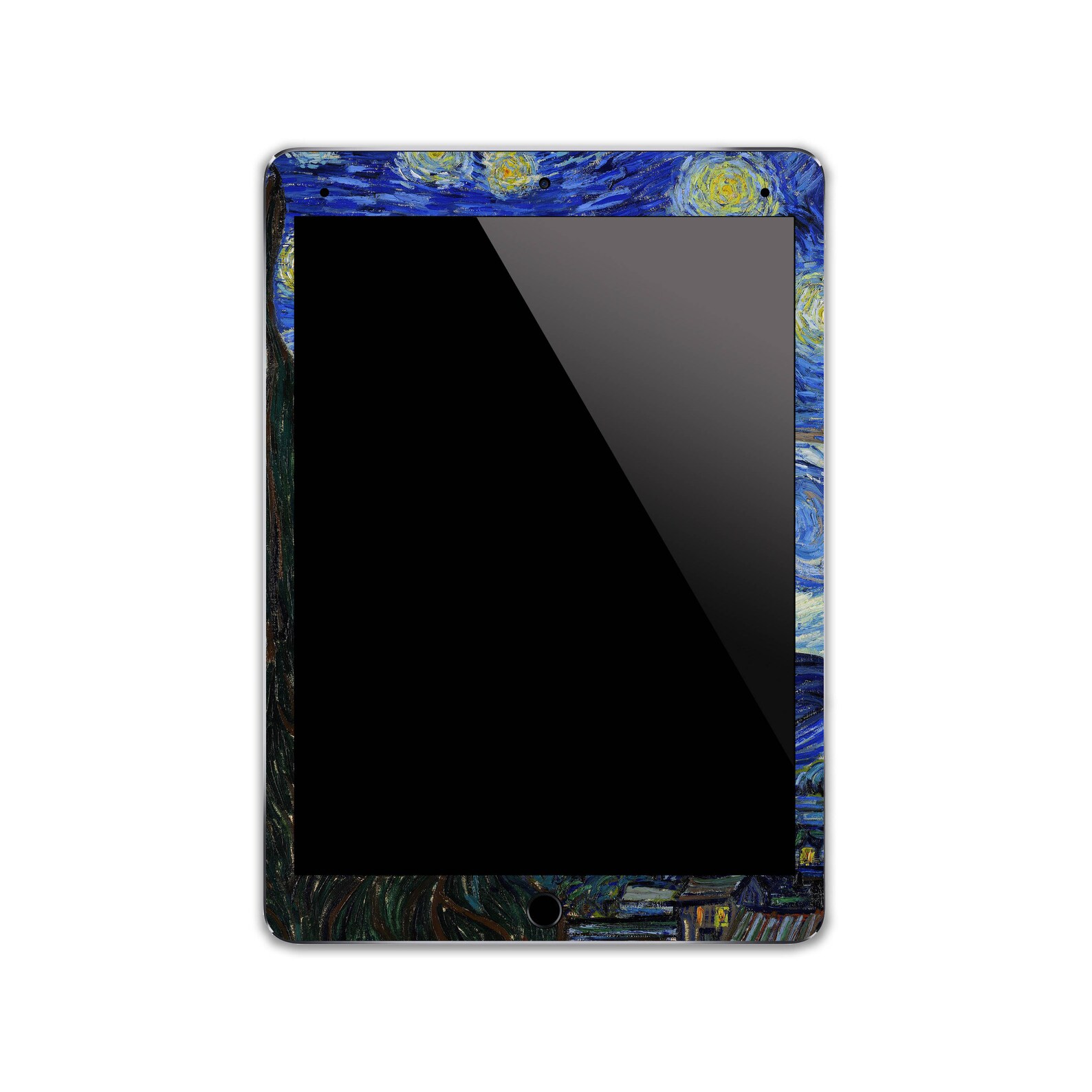 Starry Night Galaxy Ipad Skin Sticker Painting Ipad Case Ipad | Etsy