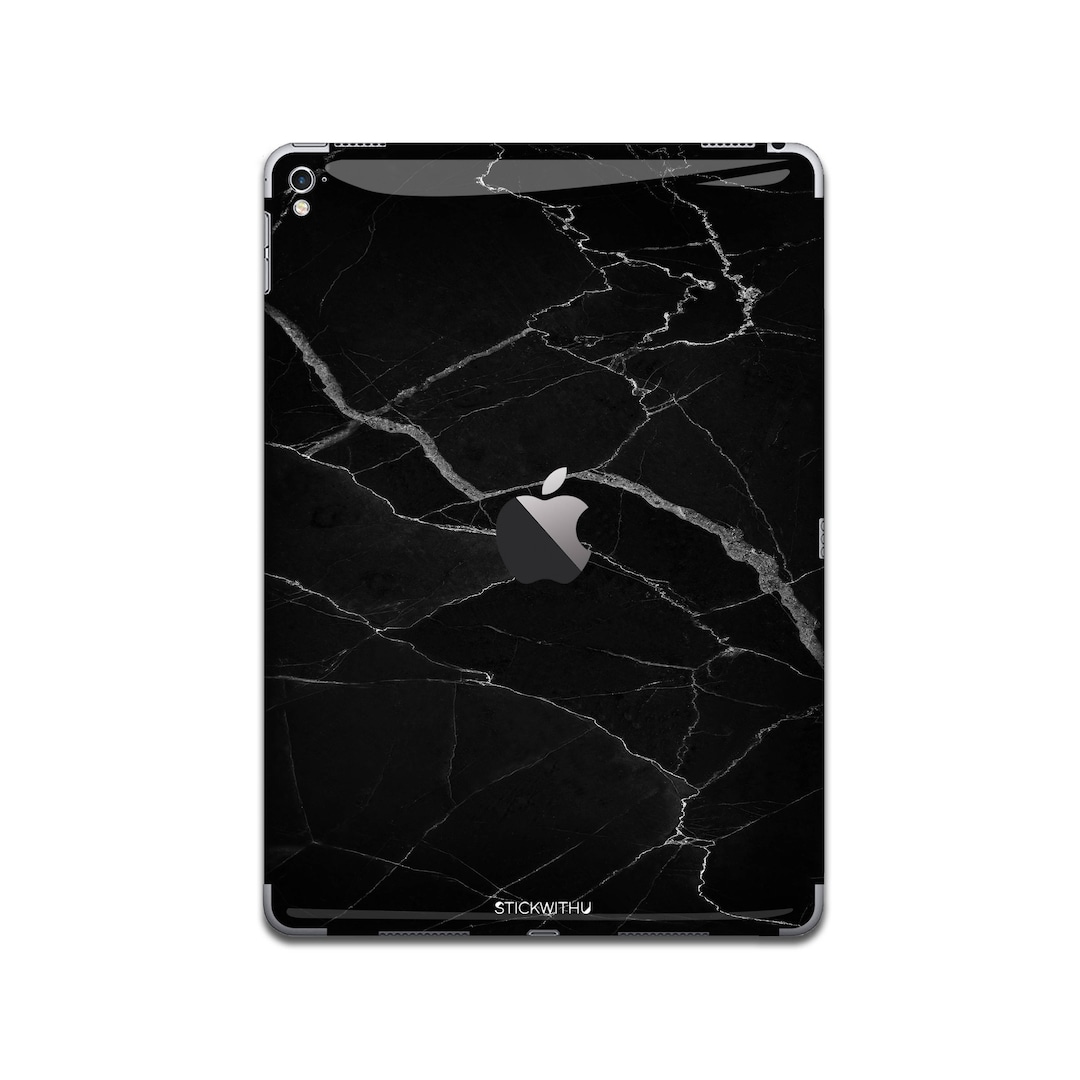 Black Marble iPad Skin Sticker Marble iPad Case Black Marble iPad Decal ...