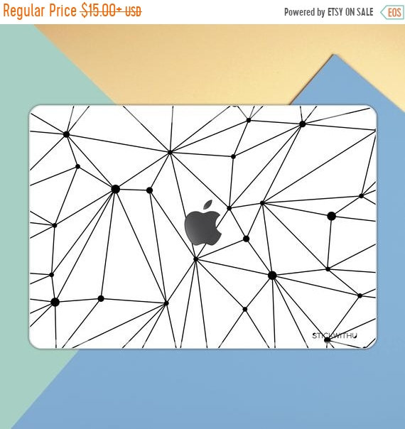 Gemometric Macbook Skin Line Pattern Macbook Decal Geometric | Etsy