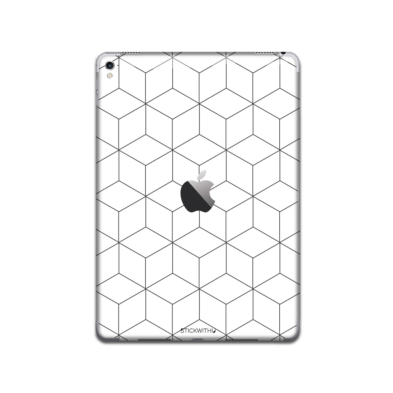 Cube Pattern iPad Skin Sticker Shapes iPad Case Abstract Art iPad Decal ...