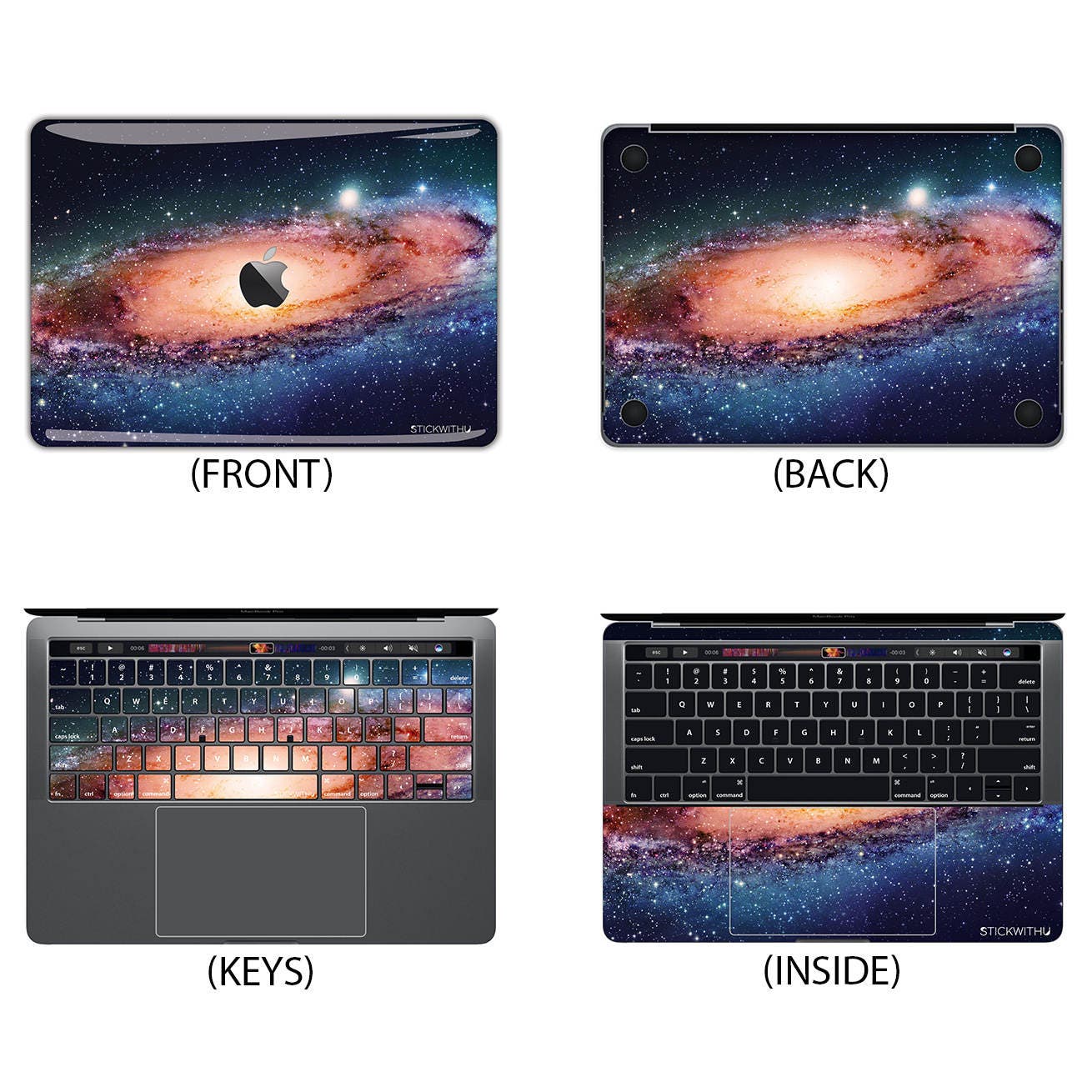 Space Macbook Skin Galaxy Macbook Decal Star Macbook Sticker | Etsy