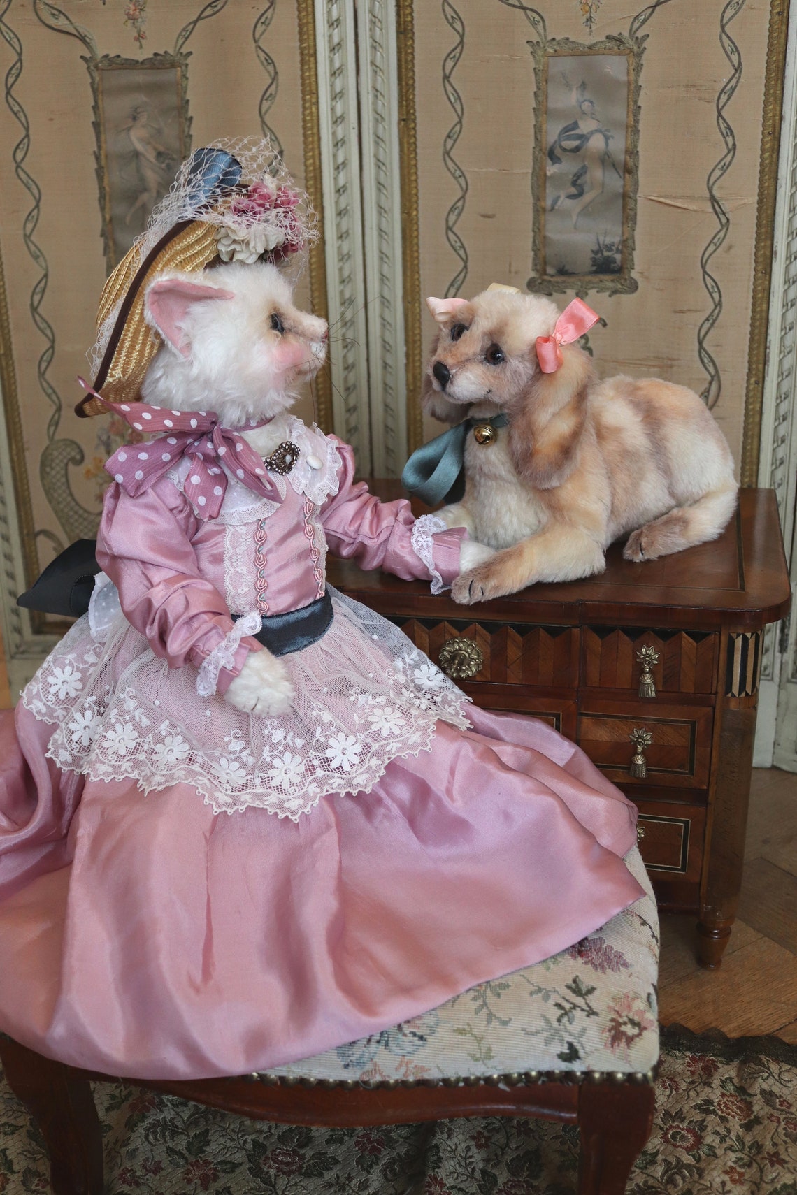 CHATEAU MIJOU Presents lily, a Victorian Cat, Humanized Dressed Cat ...