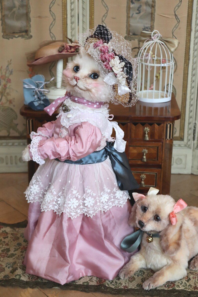CHATEAU MIJOU Presents lily, a Victorian Cat, Humanized Dressed Cat ...