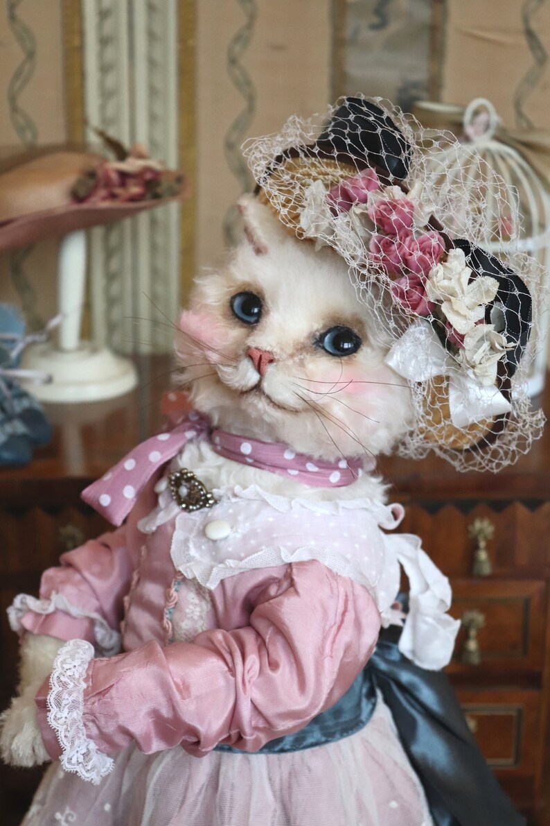CHATEAU MIJOU Presents lily, a Victorian Cat, Humanized Dressed Cat ...