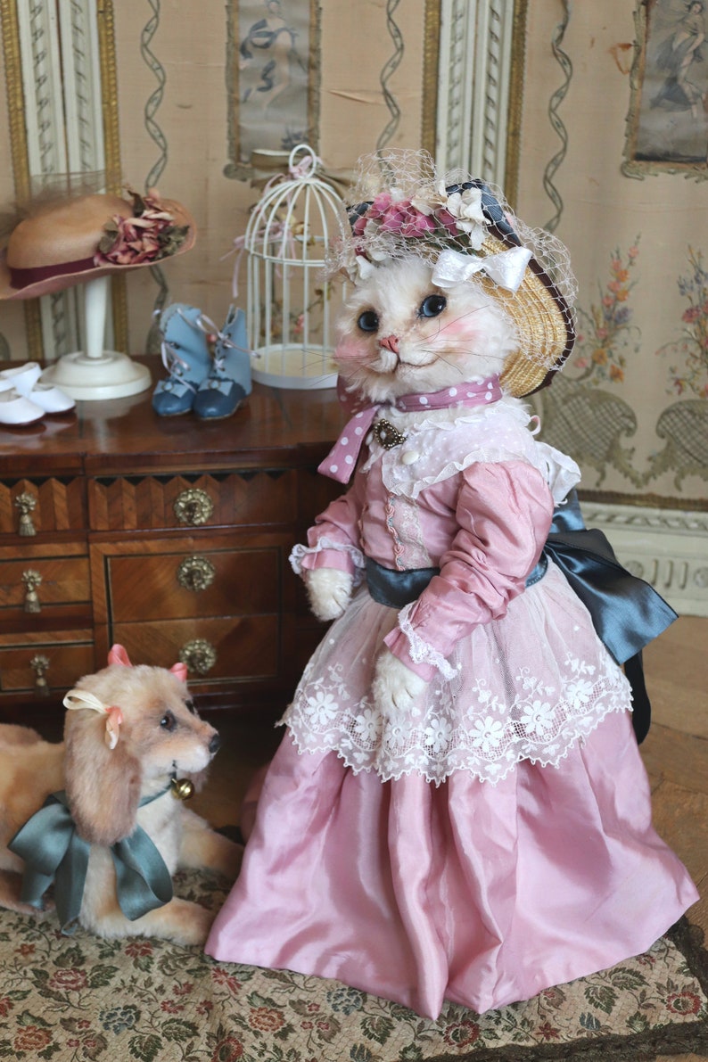 CHATEAU MIJOU Presents lily, a Victorian Cat, Humanized Dressed Cat ...
