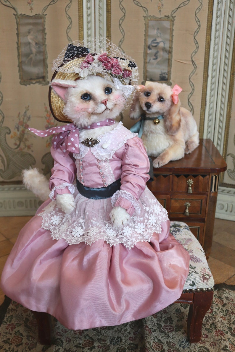 CHATEAU MIJOU Presents lily, a Victorian Cat, Humanized Dressed Cat ...