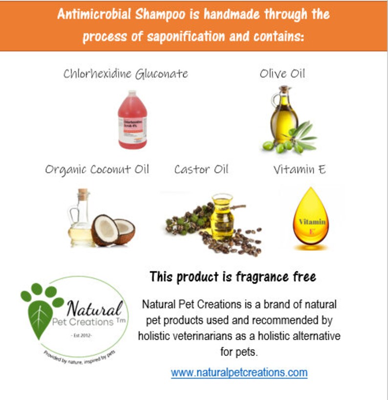 Antimicrobial Shampoo W 4% Chlorhexidine Gluconate 12, 16, 32oz - Etsy