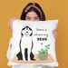 Personalized Siberian Husky Pillow, Custom Dog Pillow, Gift for Dog ...