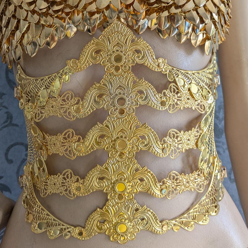 Gold Underbust Armor - Etsy