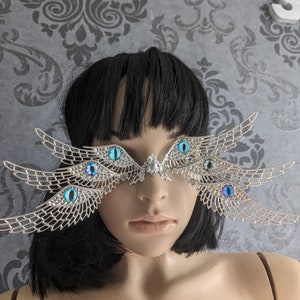 Biblically Accurate Angel Semi Blind Mask, Angel Face Piece, Winged ...