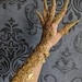 Arm Jewel, Hand Armor Chain and Fully Articulated Armor Fingers, Gold ...