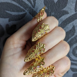 Nail Ring Claws, Finger Armor Set Wudu Nails Rings, Fingertip Ring ...