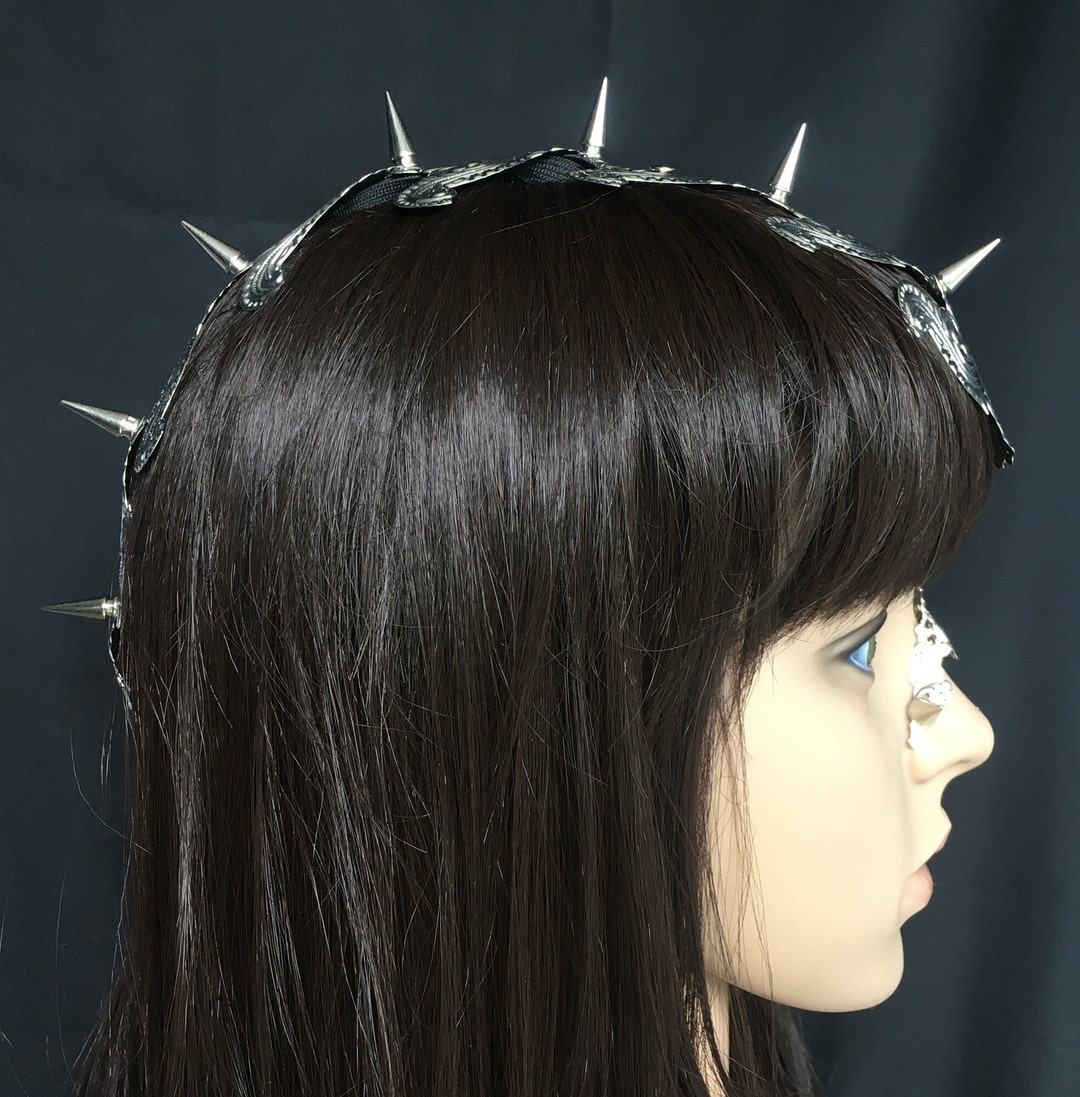 Goth Head Jewel, Spine, Vertebral Bones Jewel, Bone Tail With Spikes ...