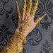 Arm Jewel, Hand Armor Chain and Fully Articulated Armor Fingers, Gold ...