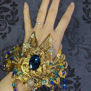 One Hand (hand Armor Jewel) and 5 Articulated Full Finger Armor Rings ...