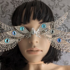 Biblically Accurate Angel Semi Blind Mask, Angel Face Piece, Winged ...