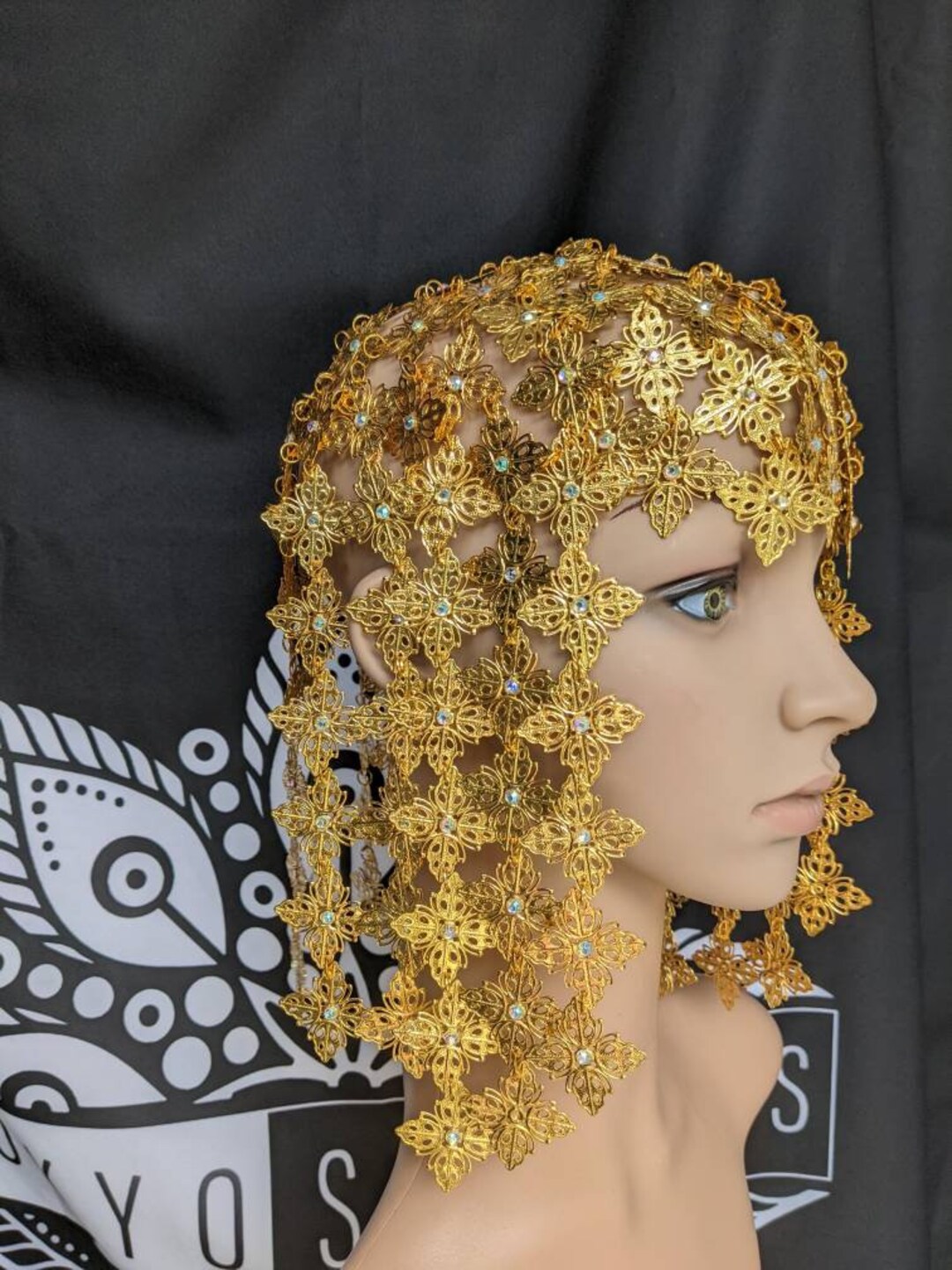 Egyptian Queen Style Metal Wig With High Quality Holographic ...